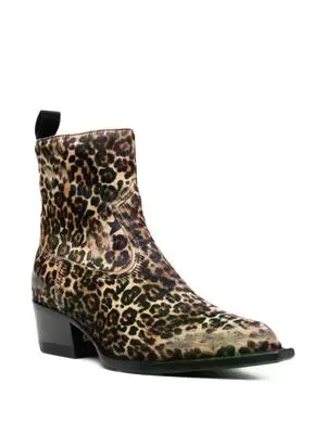 GOLDEN GOOSE Leopard-print Boots