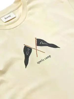 FORET Pennant T-shirt - Neutrals