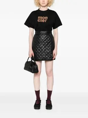 Moncler A-line Skirt With Diamond Quilting