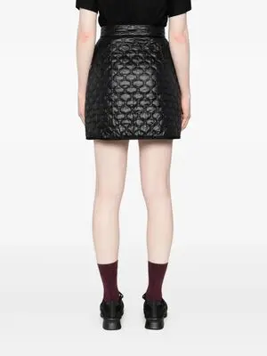 Moncler A-line Skirt With Diamond Quilting