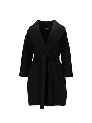 Max Mara Belted Coat - Nero