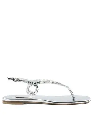 Casadei Leather Sandals - Silver