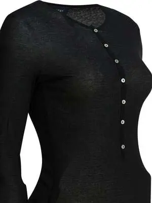 Soeur Cotton T-shirt With Partial Buttoning
