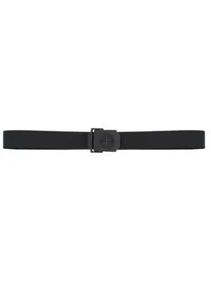 Stone Island Belt With Logo Buckle - Black