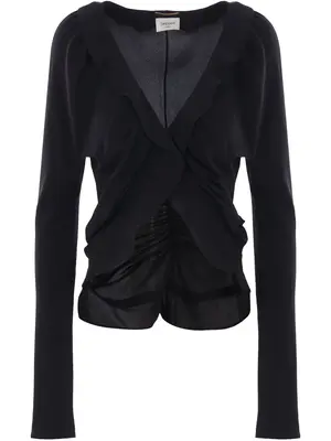 Saint Laurent Asymmetrical Tops