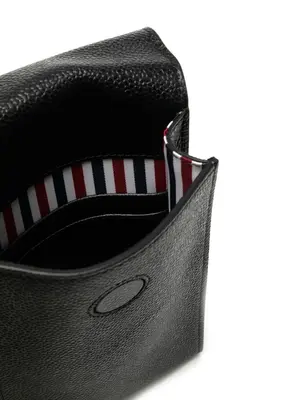 Thom Browne Pebble Grain Leather Phone Holder