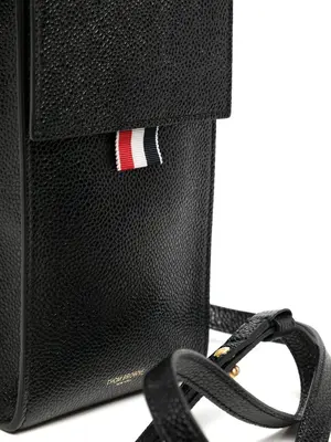 Thom Browne Pebble Grain Leather Phone Holder