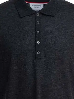 Thom Browne 4 Bar' Wool Polo Shirt
