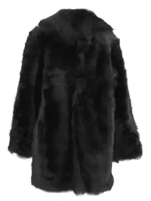 LA ROSE Montone Pelo Lungo Fur Coat