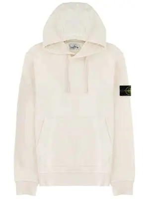 Stone Island Sweatshirt With Logo - Ivory