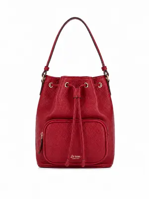 LA ROSE La Rose Large Sacchetto Bag Red