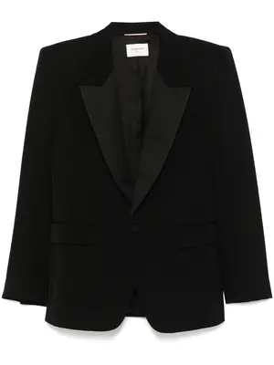 Saint Laurent Cropped Blazers For Women