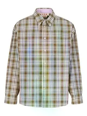 Marni Checked-pattern Long-sleeve Shirt