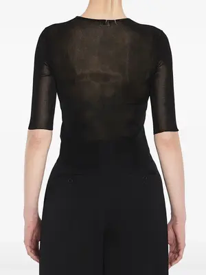 Saint Laurent Cassandre Cropped Top