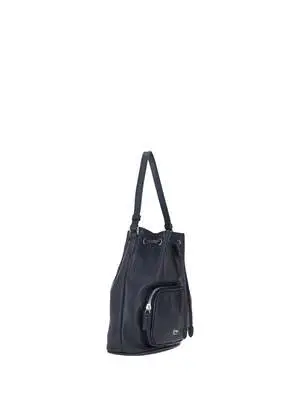 LA ROSE Large Sacchetto Tote Bag - Blue