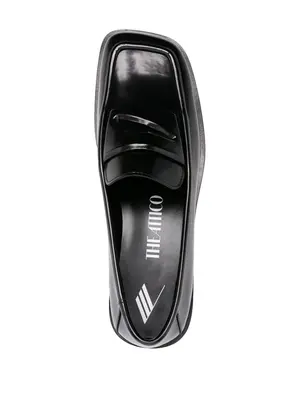 Attico Amanda Leather Loafers
