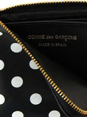 Comme Des Garçons Polka Dots Printed Wallet