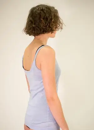 LA ROSE Tank Cash/silk - Sky