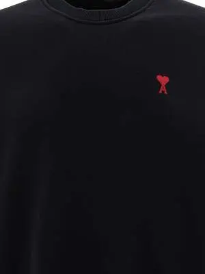 AMI Paris De Coeur Crewneck Sweatshirt