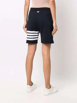 Thom Browne Mid-thigh Shorts With Engineered 4-bar Stripe