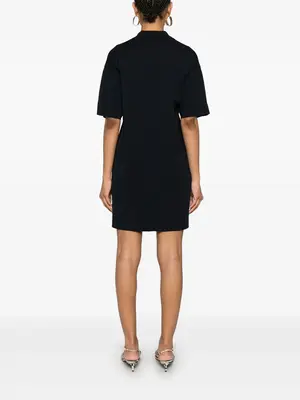 PAROSH Roma Mini T-shirt Dress - Blu