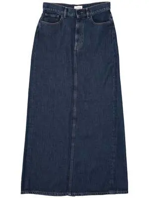 PAROSH Denim Maxi Skirt
