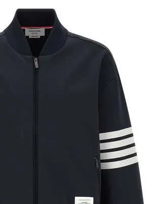 Thom Browne Tech Viscose Bomber Jacket