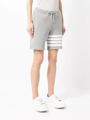 Thom Browne Mid-thigh Shorts With 4-bar Stripe