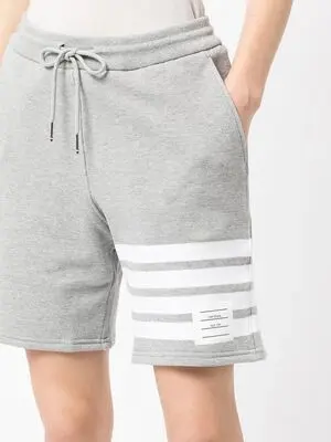 Thom Browne Mid-thigh Shorts With 4-bar Stripe