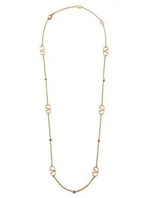 Valentino Garavani Vlogo Signature Necklace - Gold