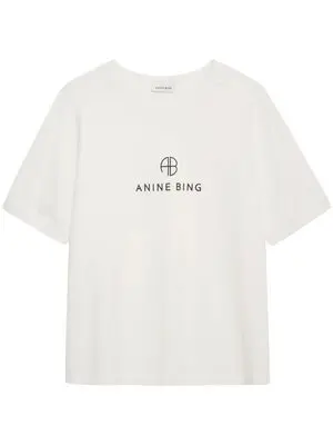 ANINE BING Jaylin Tee Monogram
