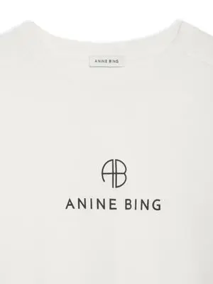 ANINE BING Jaylin Tee Monogram