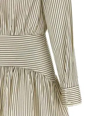 Staud Rocco Striped Mini Dress