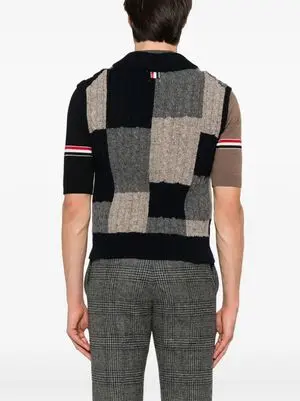 Thom Browne V Neck Outerwear For Men