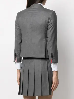 Thom Browne Notched Lapel Single Breasted Blazer