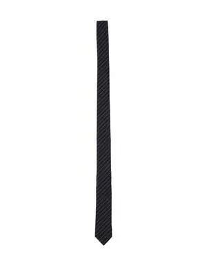 Thom Browne Classic Pinstripe Neck Tie - Navy