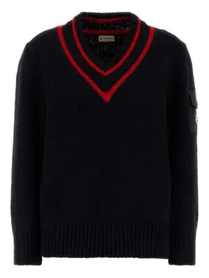 Moncler V-neck Knit Top
