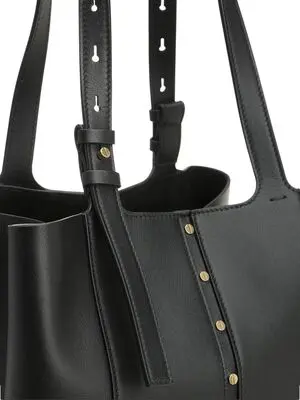 GOLDEN GOOSE Shopping 24.7 N/s Smooth Calfskin Leather Body - Black