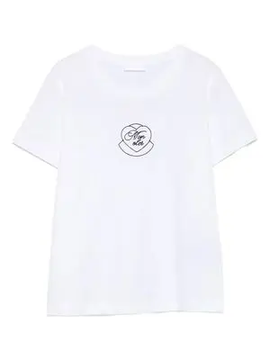 Moncler Short-sleeve T-shirt - White