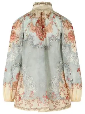 Zimmermann Daylight Ramie Blouse - Multicolor