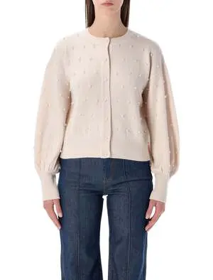 Zimmermann Wool Beaded Cardigan