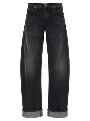 Khaite Raw Edge Hem Jeans For Women
