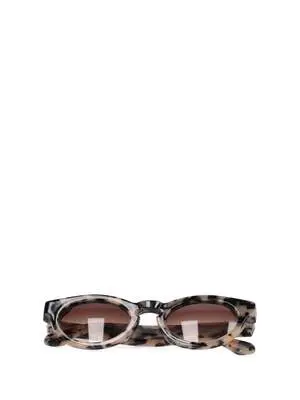 GOLDEN GOOSE Panthos Cameron Bi Acetate Sunglasses - Dark Milk Shades Havana/ Brown