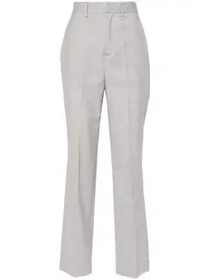 PAROSH High-waisted Virgin Wool Trousers