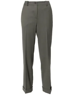 PAROSH Tailored Virgin Wool-blend Trousers