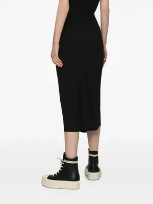 Rick Owens Bias Knee Length Skirt