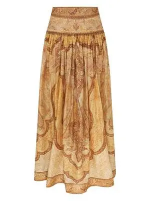 Zimmermann Wanderlust Maxi Skirt - Multicolour