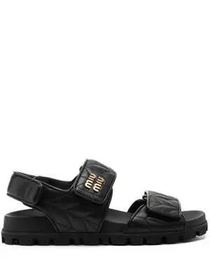 Miu Miu Sandali Nappa Matelassé Sandals