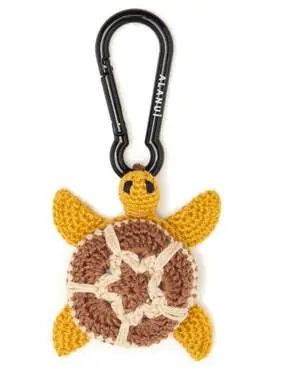 Alanui Turtle Crochet Key - Ocher Yellow