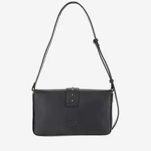 Pinko Leather Shoulder Bag With Logo